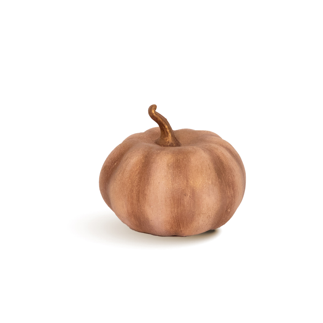Ceramic pumpkin beige 63g - La Veladería